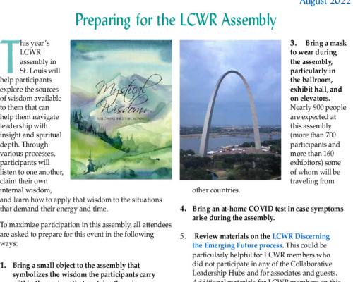 LCWR Publications | LCWR